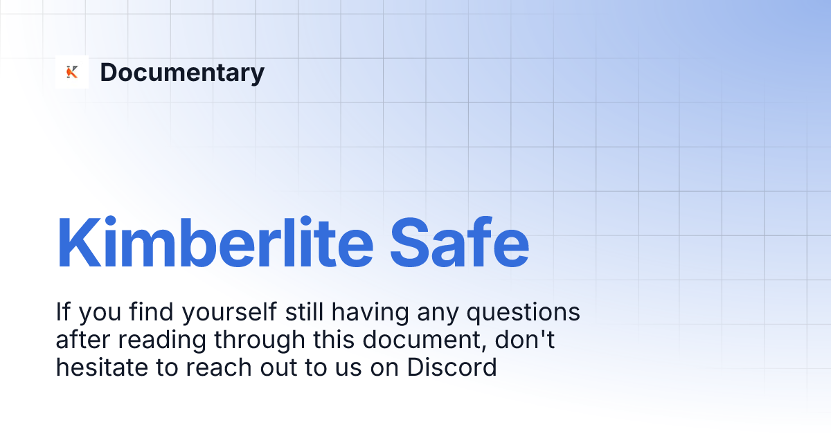 Kimberlite Safe | Documentary